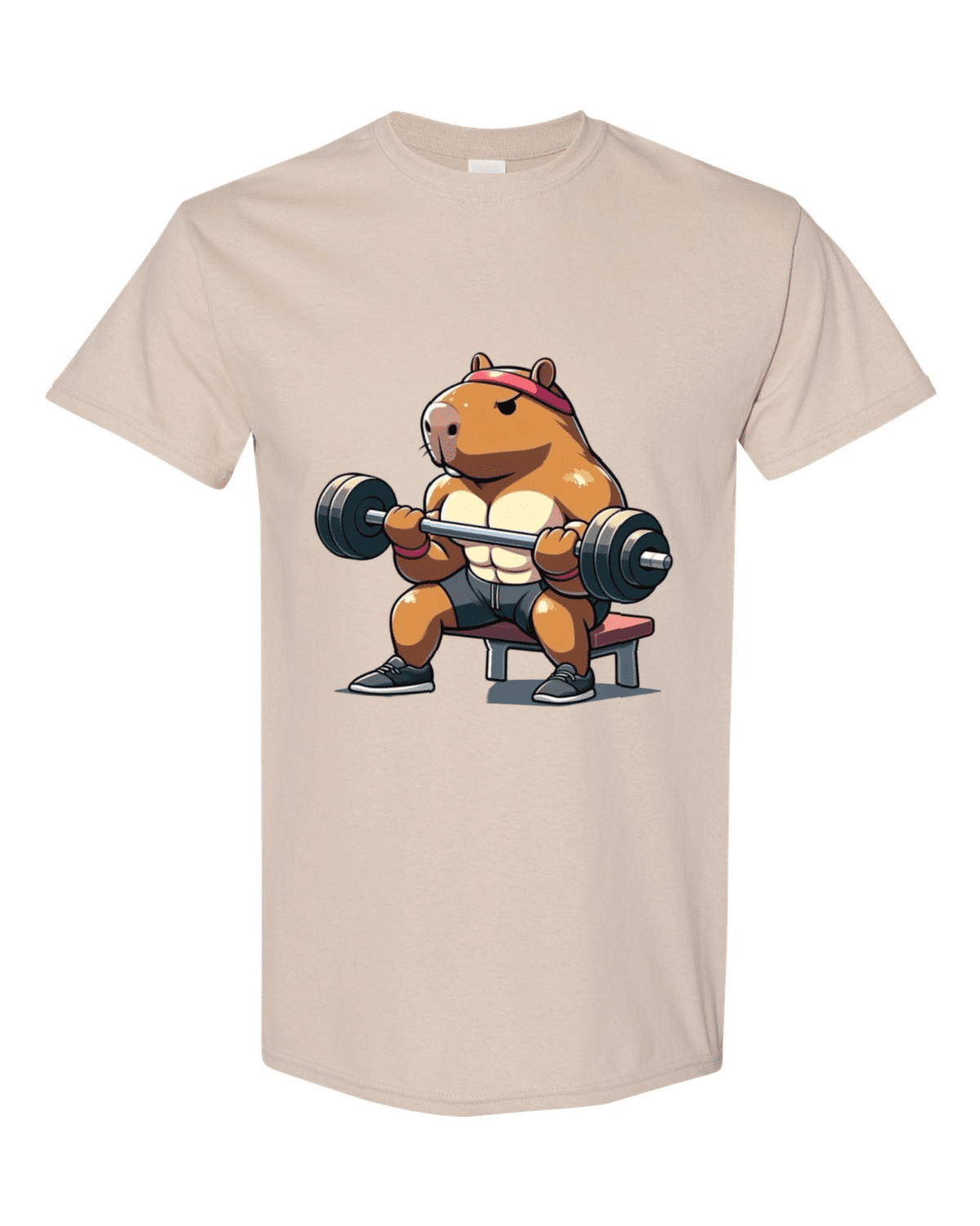 Buff Dog Weightlifting In Gym Motivation Strong Workout Energy Unisex T ...