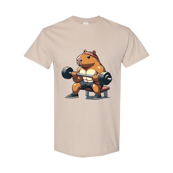 Buff Dog Weightlifting In Gym Motivation Strong Workout Energy Unisex T ...