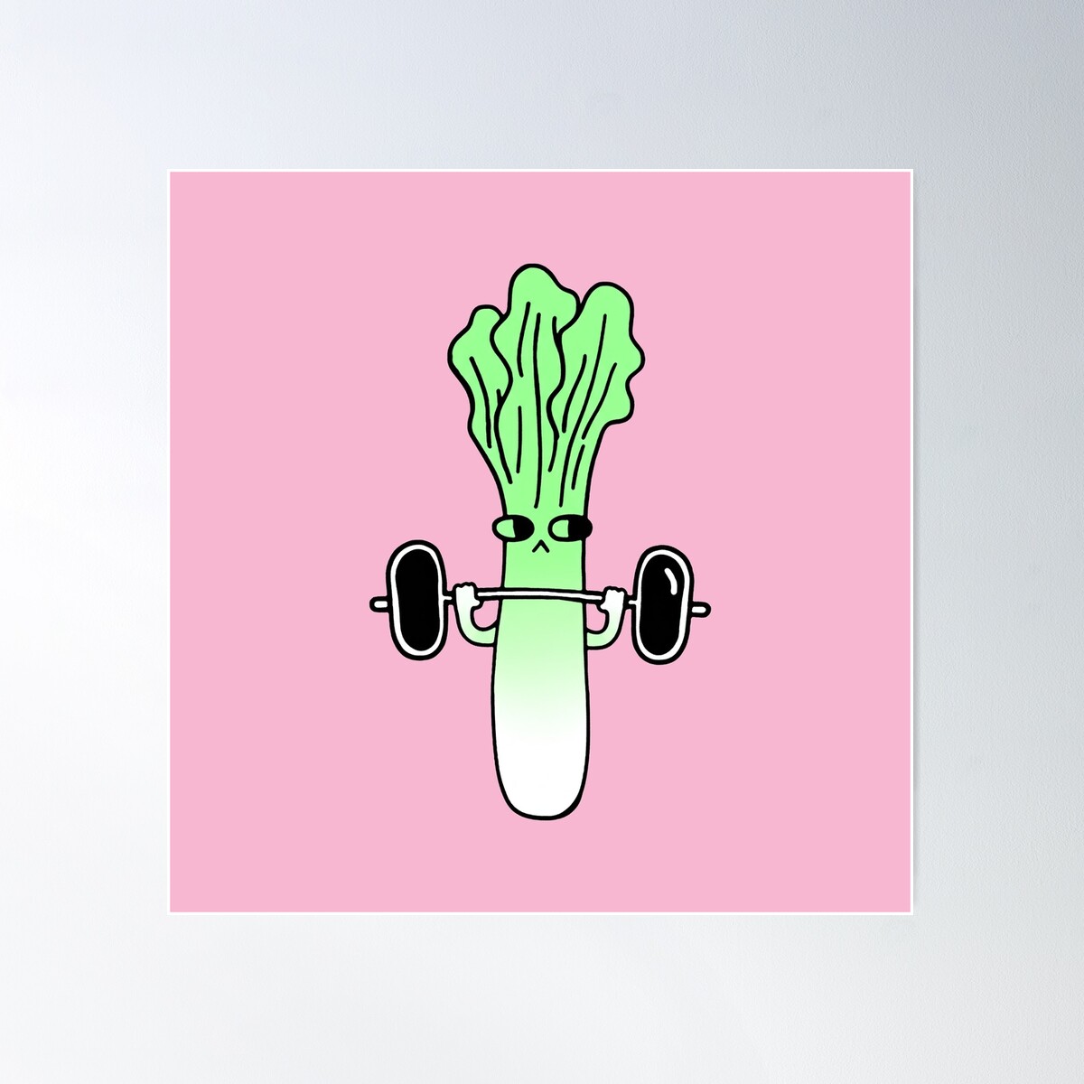 Buff Leek Lifter Poster Wall Art, Modern Wall Decor For Living Room ...