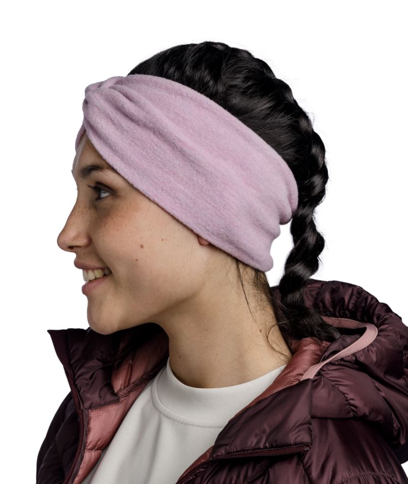 Buff Merino Fleece Solid Lilac Sand Headband - Walmart.com