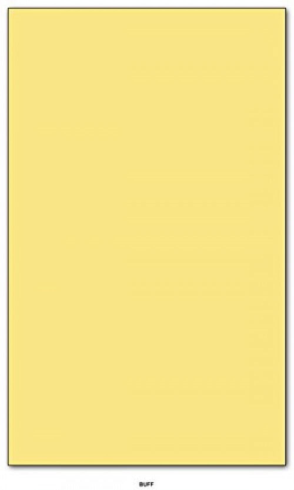 Buff Pastel Color Card Stock Paper Legal Size 8.5" X 14" Pack of 50 ...