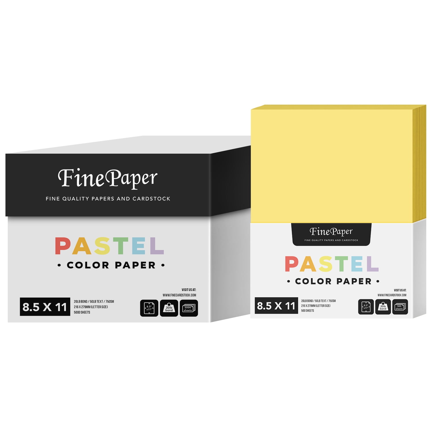 Buff Pastel Colored Paper – 8.5" x 11" (Letter Size) – Perfect for ...