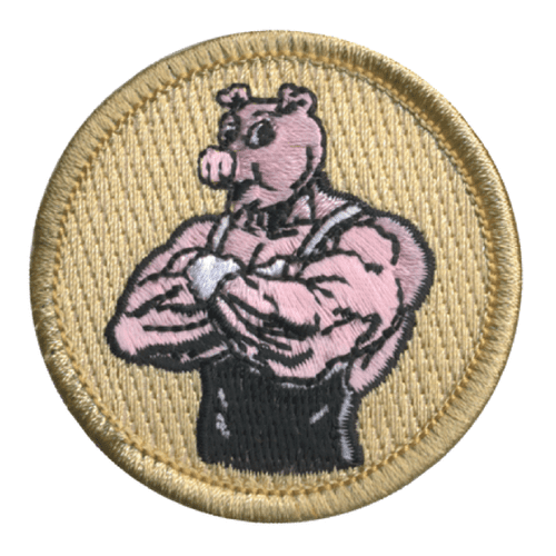 Buff Pig Patrol Patch (Sew-on) - ClassB - Walmart.com