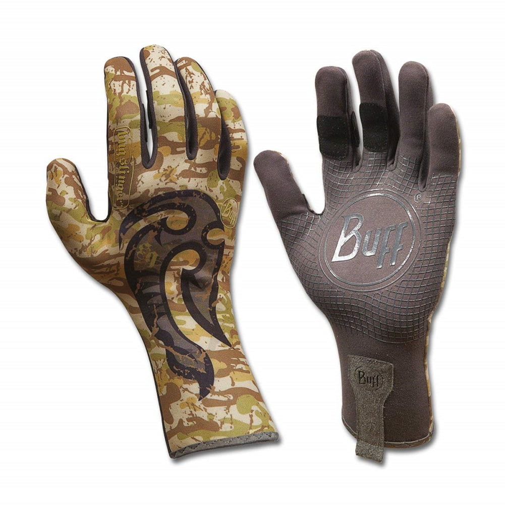 Buff Sports MXS 2 Gloves Midweight Cross Sport Bug Slinger Steelhead ...