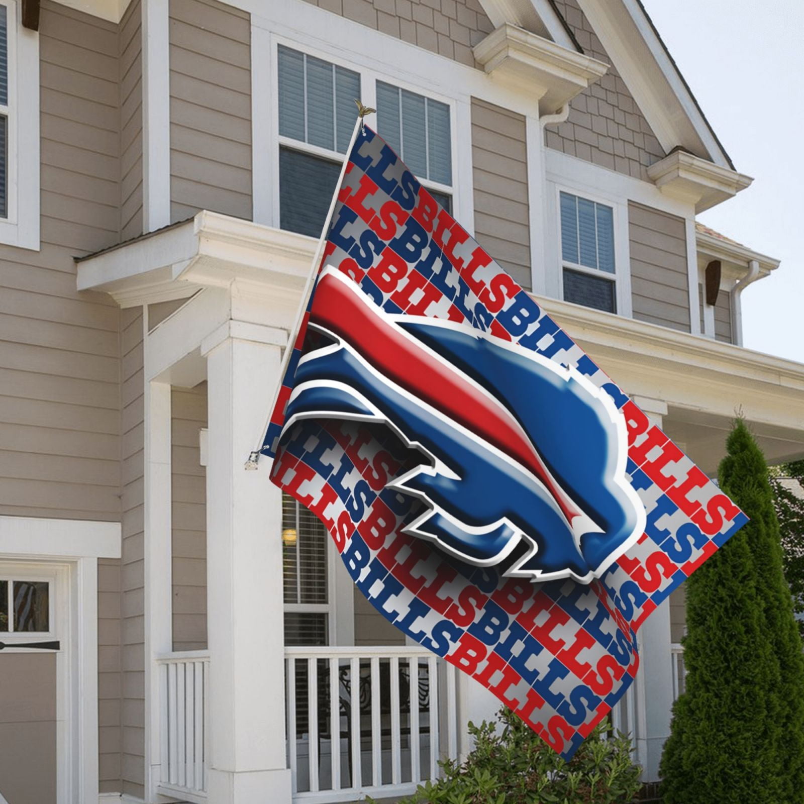 Buffalo 5x8ft Outdoor Decorative Flag, American Football Team Fan Game ...