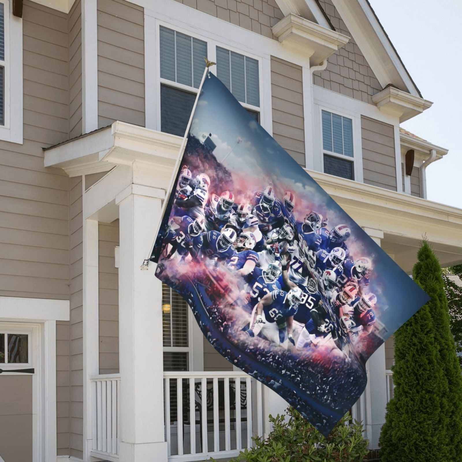 Buffalo 5x8ft Outdoor Decorative Flag, American Football Team Fan Game ...