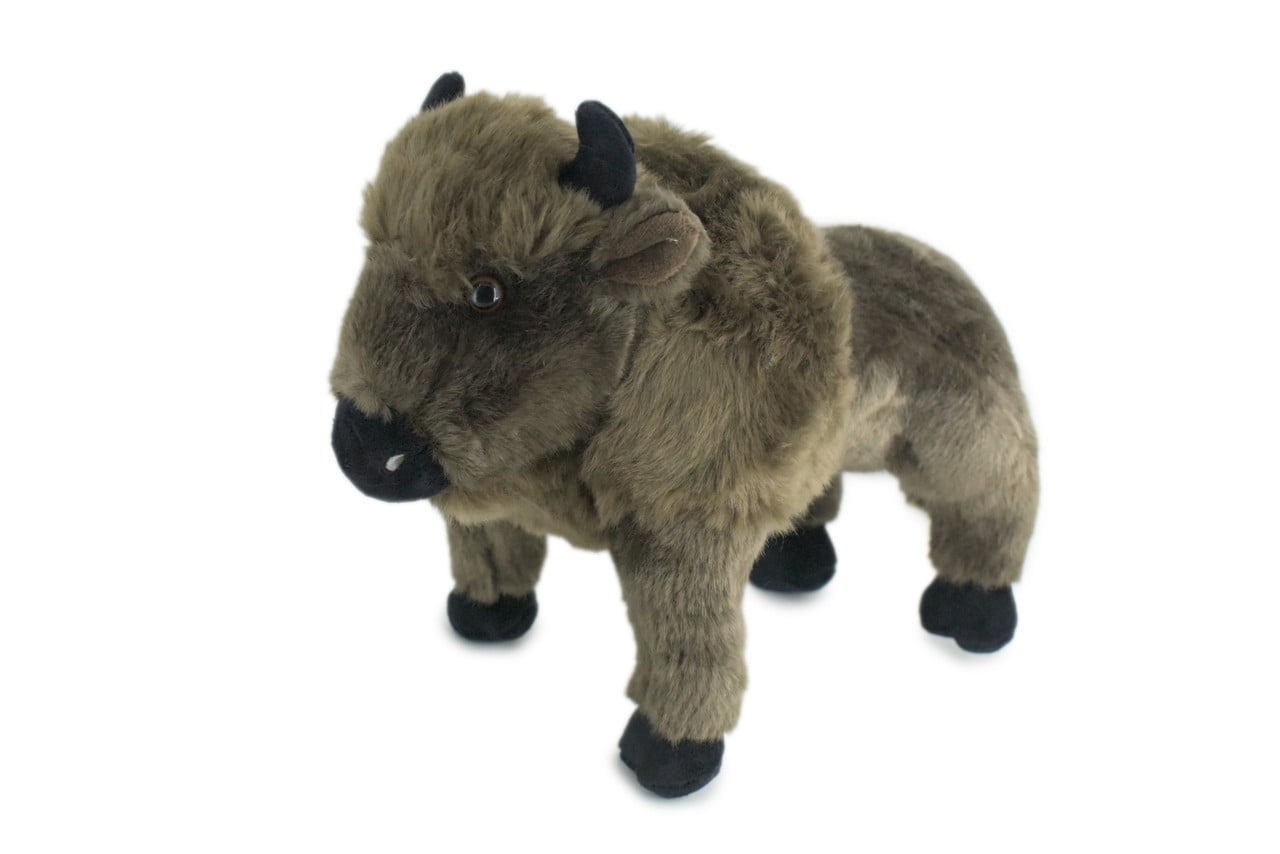 Buffalo, American Bison, Realistic Stuffed Plush Animal, Realistic ...