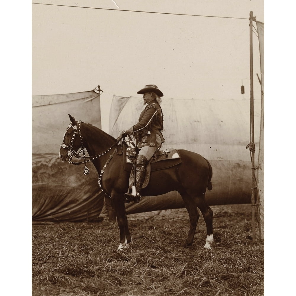 Buffalo Bill And Steed Poster Print (18 x 24) - Walmart.com
