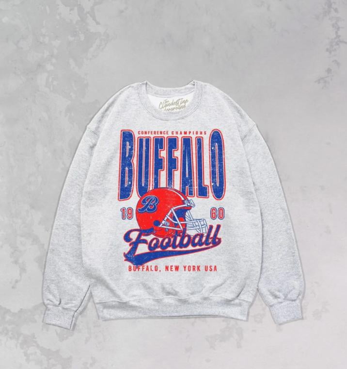 Buffalo Bill Champs Oversized 90s Sweat Unisex Comfort Sweatshirt ...