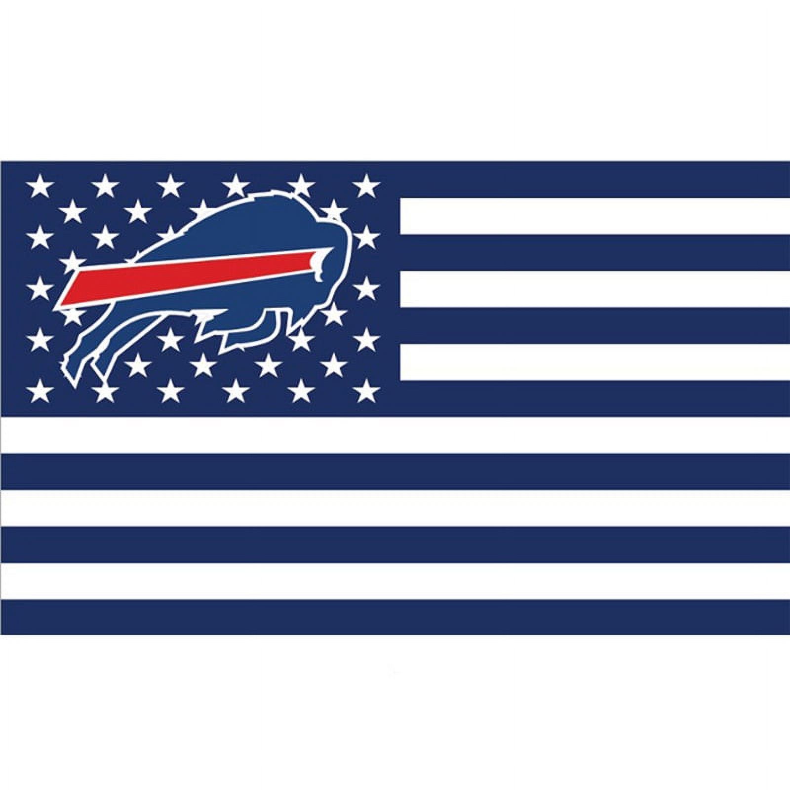 Buffalo_Bill USA Flag, Blue White Star and Stripes, Gifts for Football ...