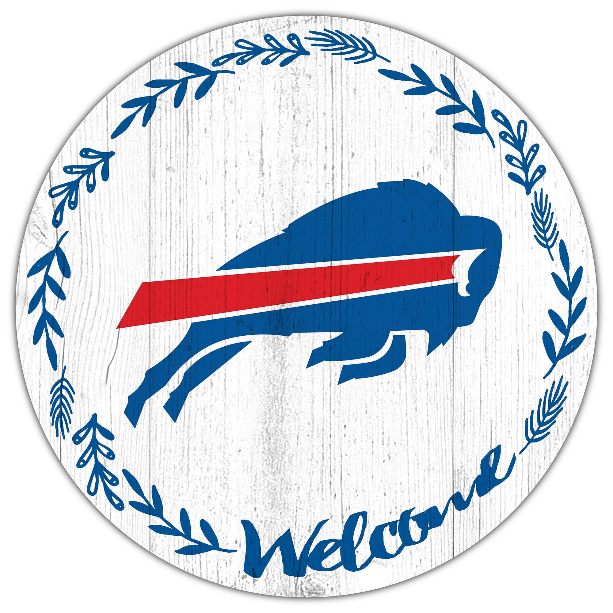 Buffalo Bills 12" Welcome Circle Sign - Walmart.com