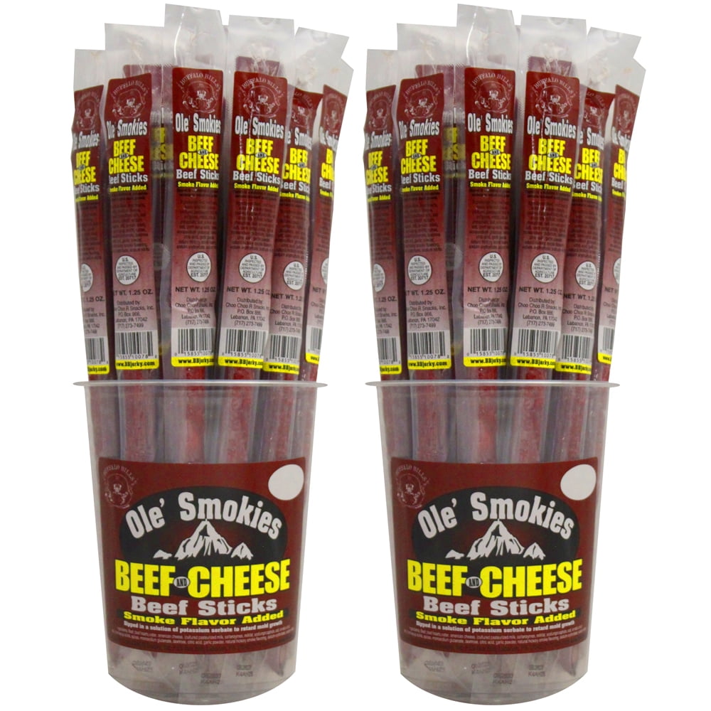 Buffalo Bills 15-ct Beef & Cheese Ole Smokies (Beef Sticks) – Two 15-ct ...