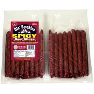 Weavers Hot Beef Sticks 80 Hot and Spicy 6.5 Inch Beef Sticks per 40oz ...