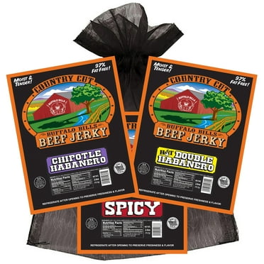 Wild Bill's Multi-Brand 8-Piece Jerky Sampler Box (8 assorted packs of ...