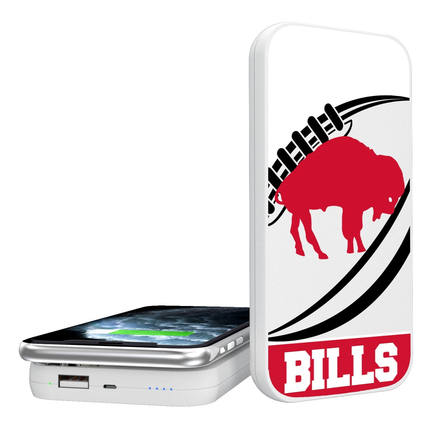Buffalo Bills 5000 mAh Passtime Design Wireless Power Bank - Walmart.com