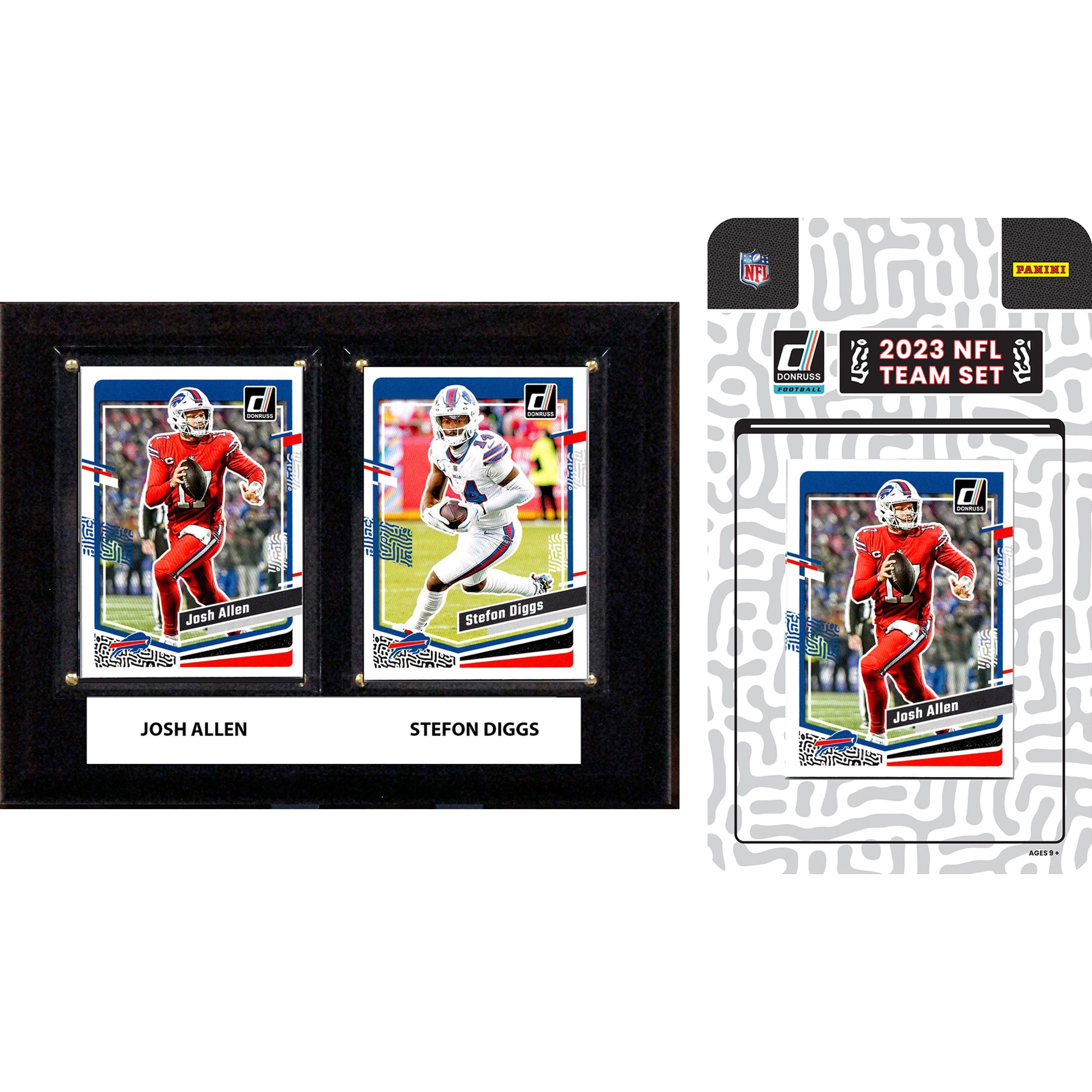 Buffalo Bills 6" x 8" Player Plaque & 2023 Team Trading Card Set ...