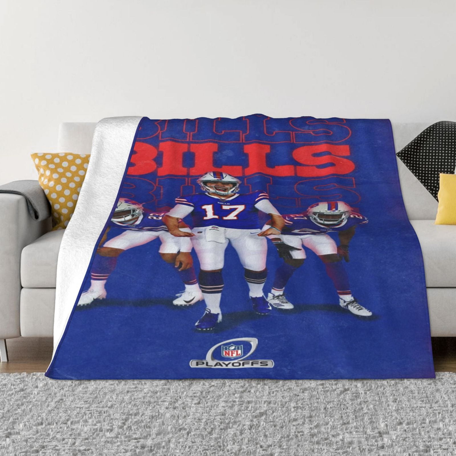 Bills Blanket Team Custom 30" x 40", 40" x 50", 50" x 60", 60" x 80 ...