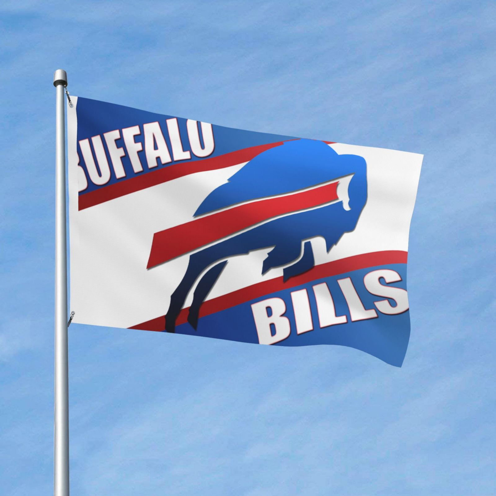 Buffalo Double Sided Outdoor Decorative Flag Support Flag Personalized ...