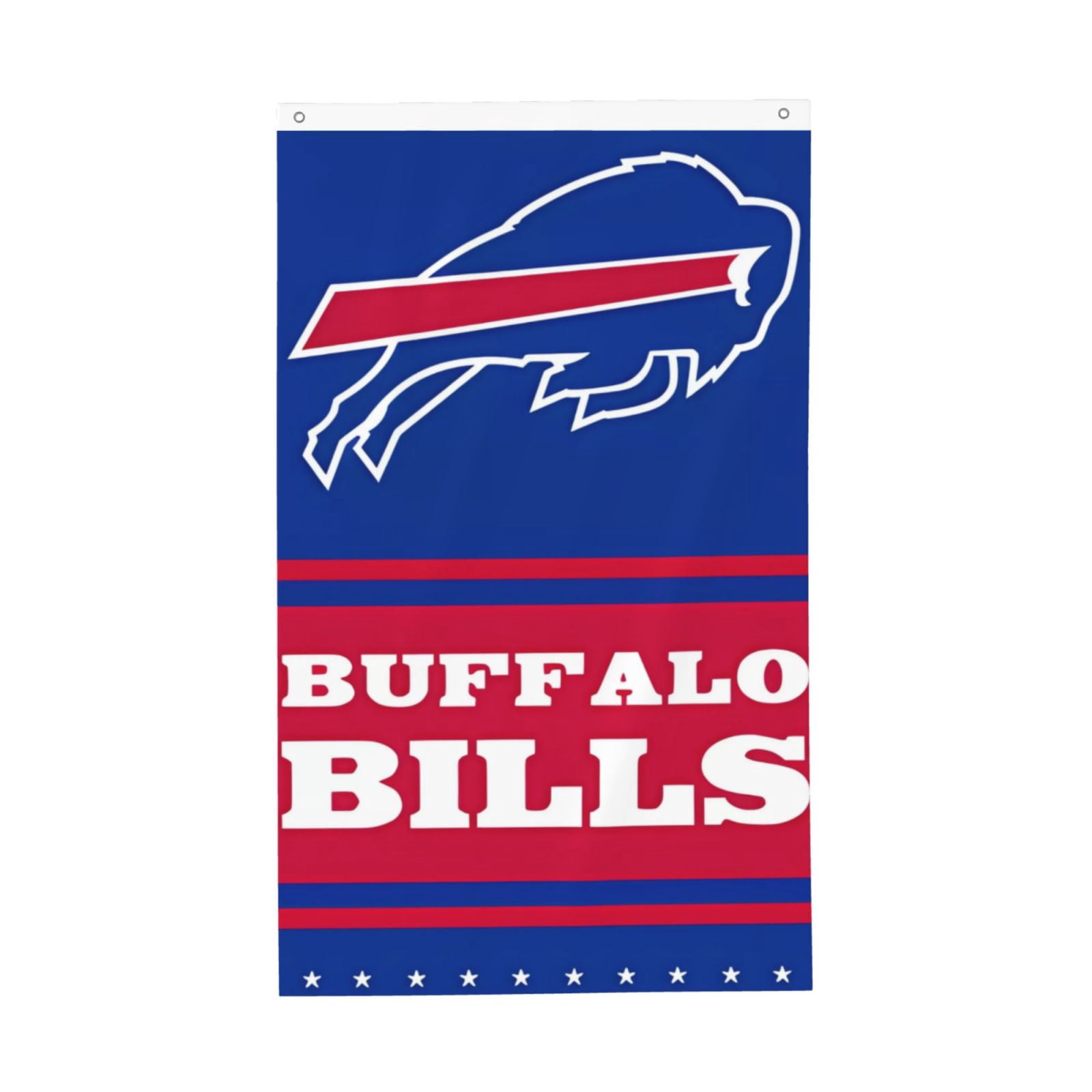 Bills Football Football Team Fans Audience Flag Double Sided Decorative ...