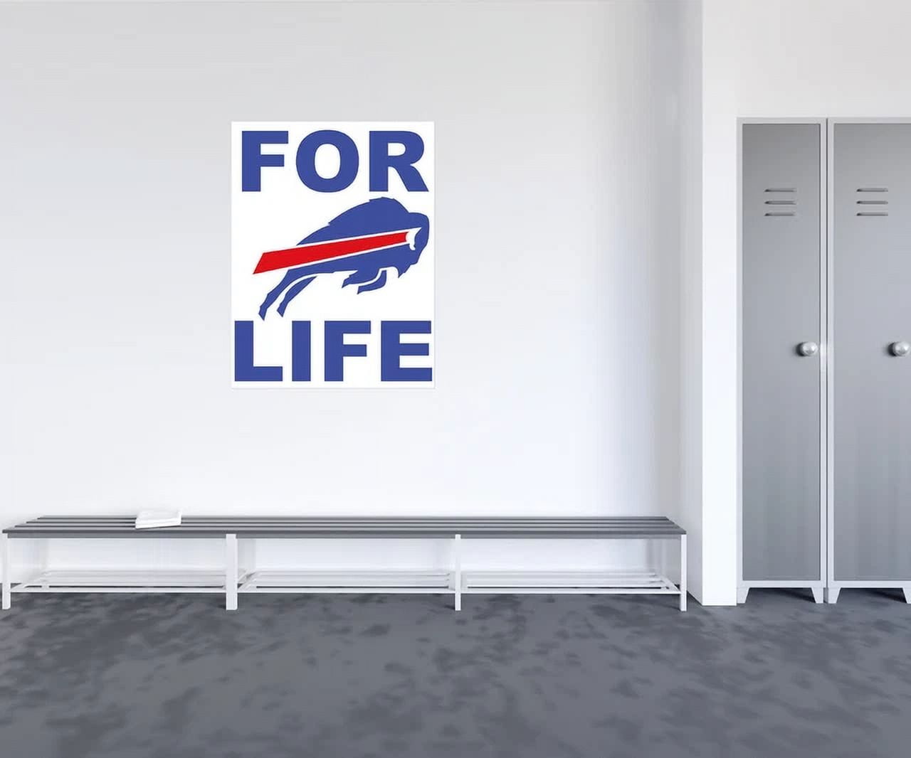Buffalo Bills For Life Football Sport Sticker Wall Decor Phone Decal ...
