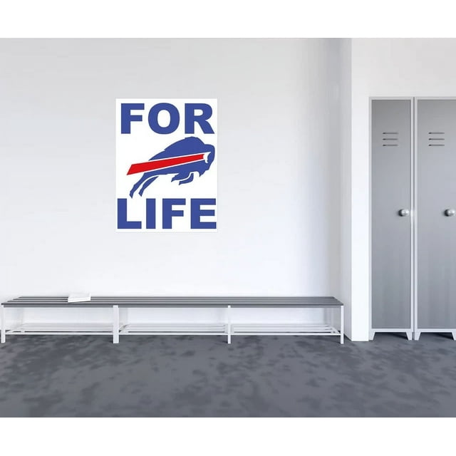 Buffalo Bills For Life Football Sport Sticker Wall Decor Phone Decal ...