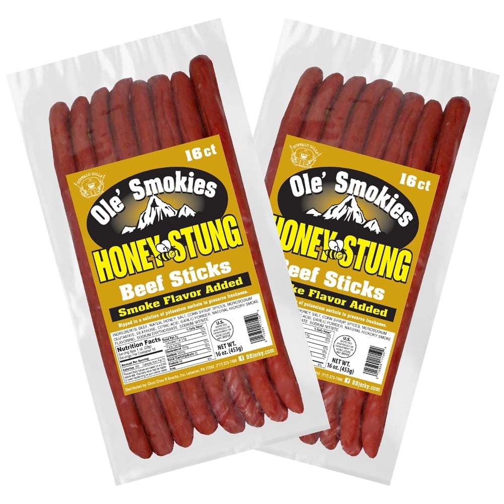 Buffalo Bills Honey Stung Ole' Smokies 16-ct Bulk 9-Inch Beef Sticks ...