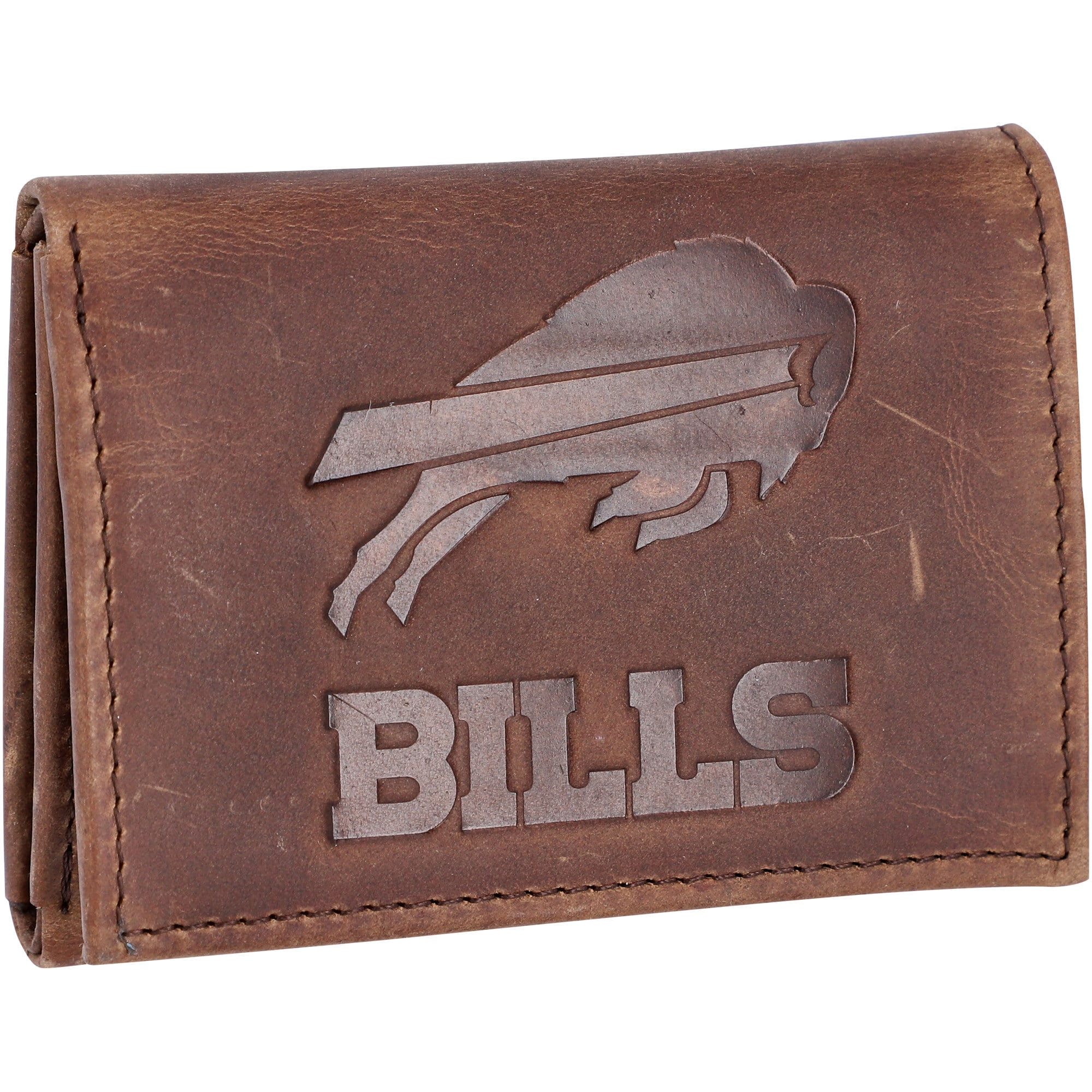 Buffalo Bills Leather Team Tri-Fold Wallet - Walmart.com