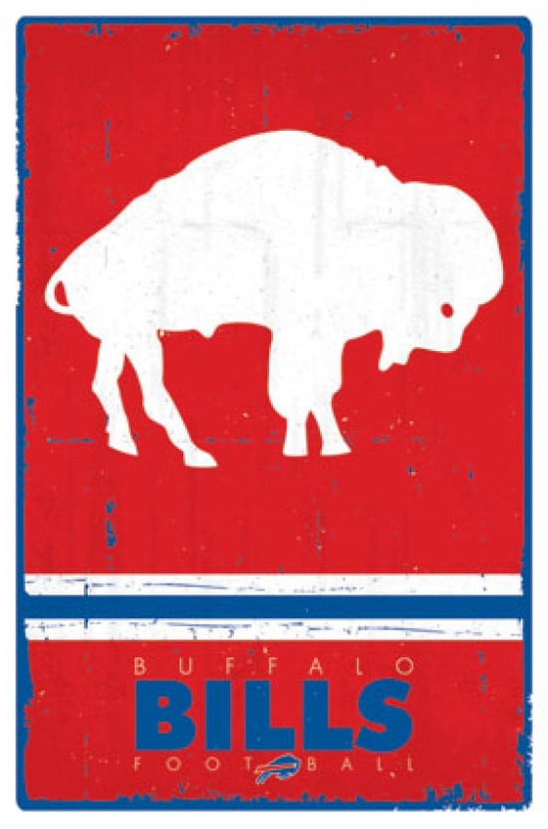Buffalo Bills - Retro Logo 2015 Poster Print (22 x 34) - Walmart.com