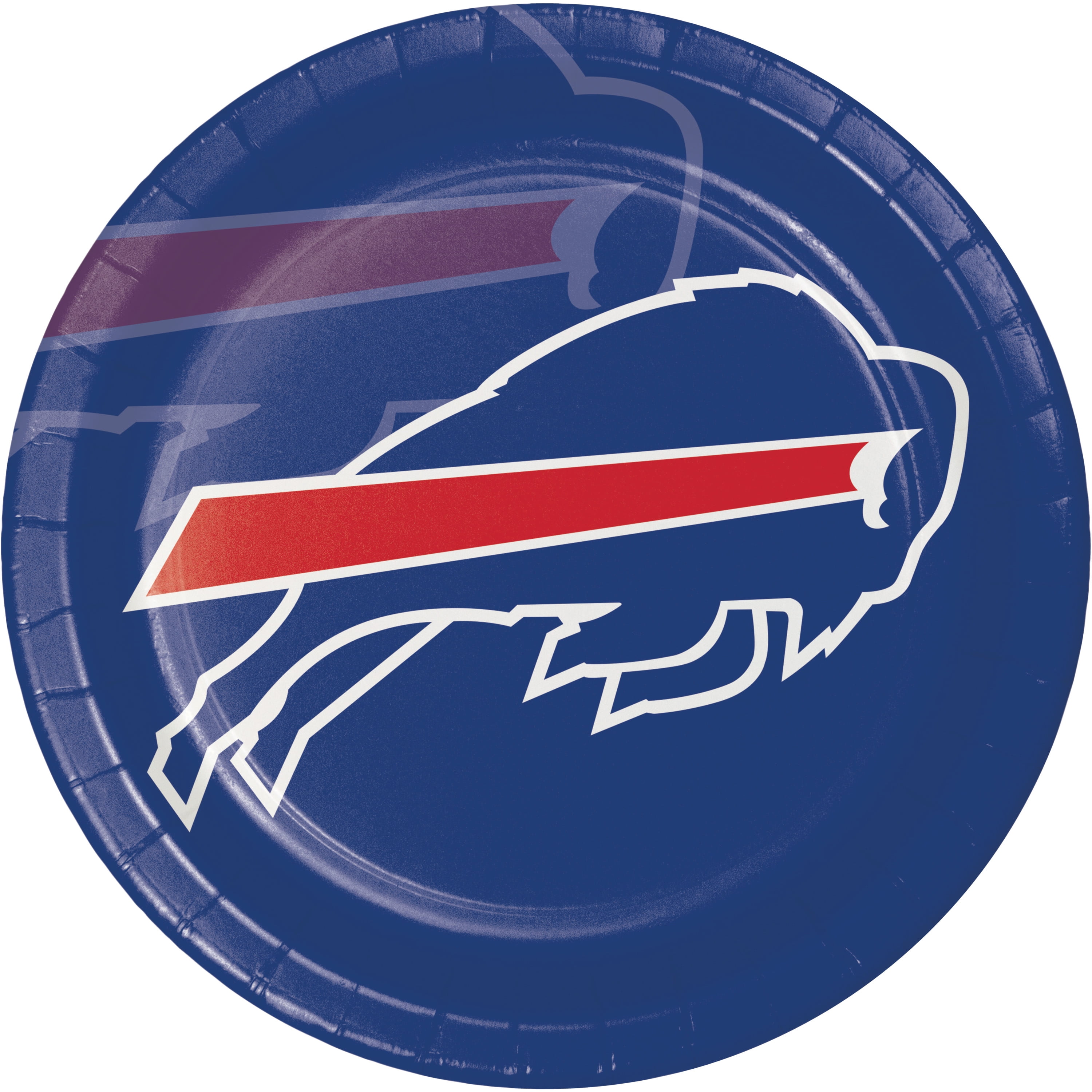 Buffalo Bills Round Paper Plates 9 - Serves Guests - Walmart.com