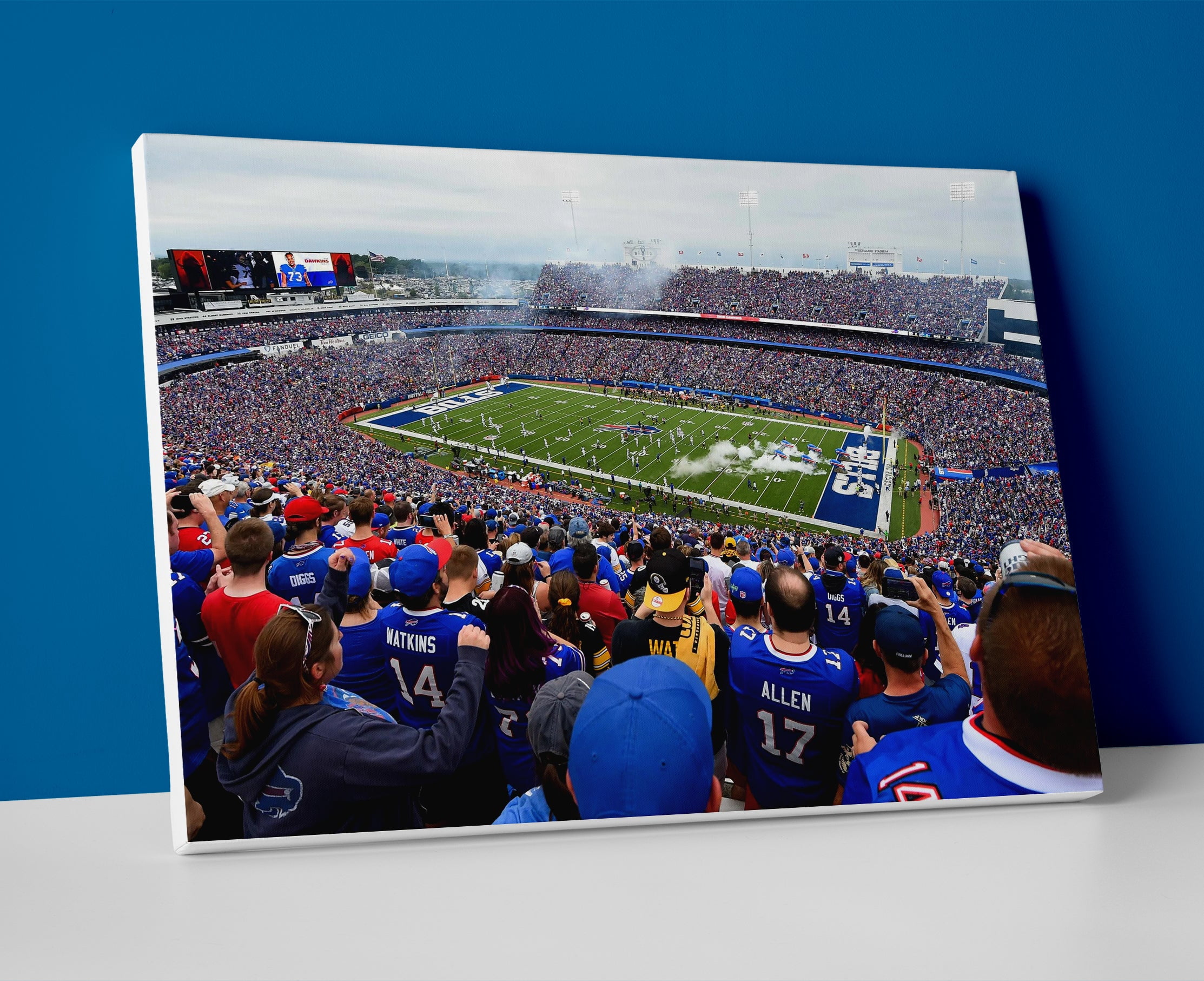 Buffalo Bills Stadium Poster or Wrapped Canvas - Walmart.com