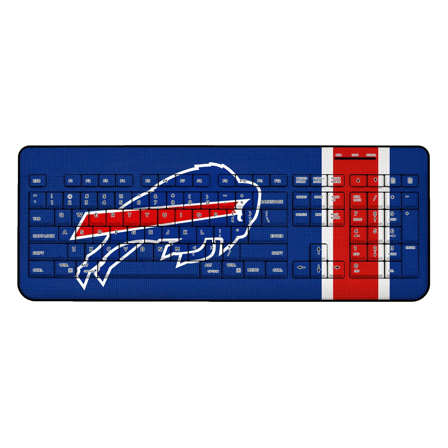 Buffalo Bills Stripe Wireless Keyboard - Walmart.com