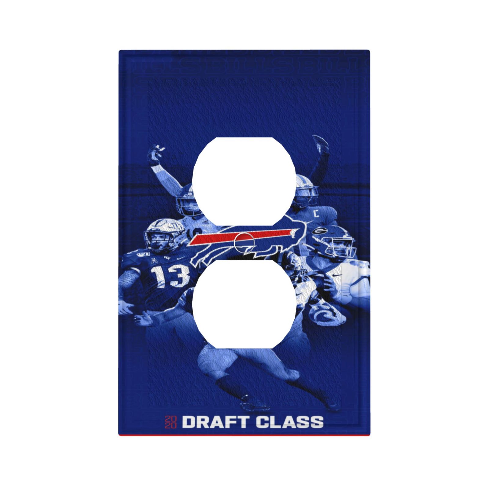 Bills Switching Lights Single Leather Roman Frame Switch Panel Wall ...