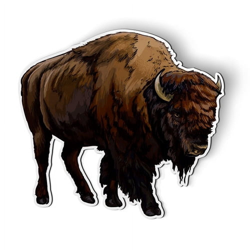 Buffalo Bison - 5.5" Magnet for Car Locker Refrigerator - Walmart.com
