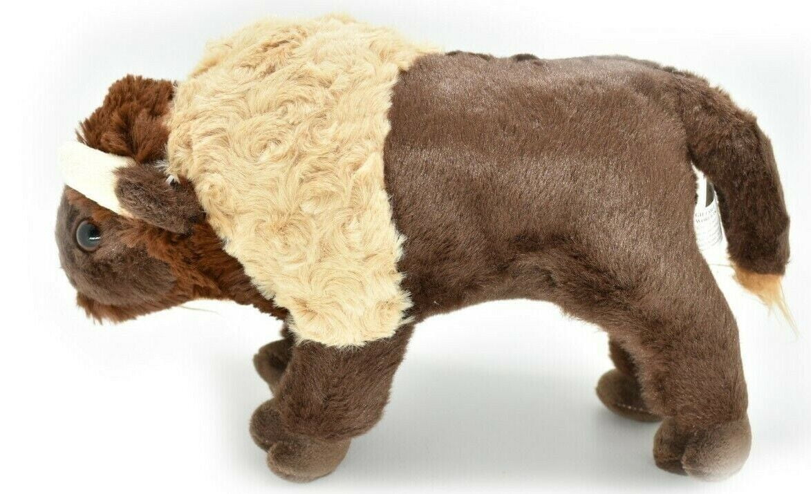 Buffalo, Bison Soft Stuffed Realistic Plush Animal, Gift, Educational Toy 11" F081 BB15 ...