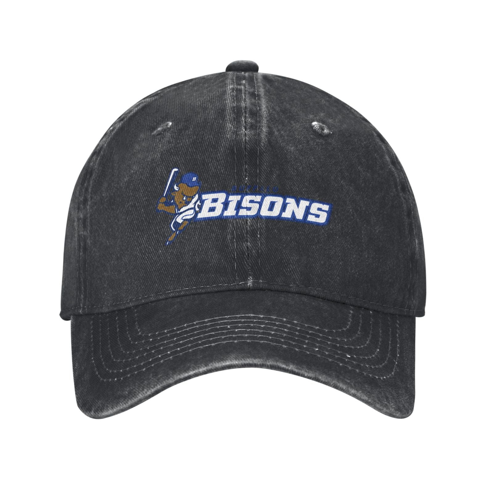 Buffalo Bisons Hat Adult Adjustable Classic Washed Casquette Cap Hat ...