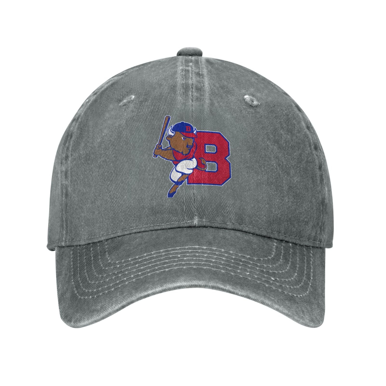Buffalo Bisons Hat Adult Adjustable Classic Washed Casquette Cap Hat ...