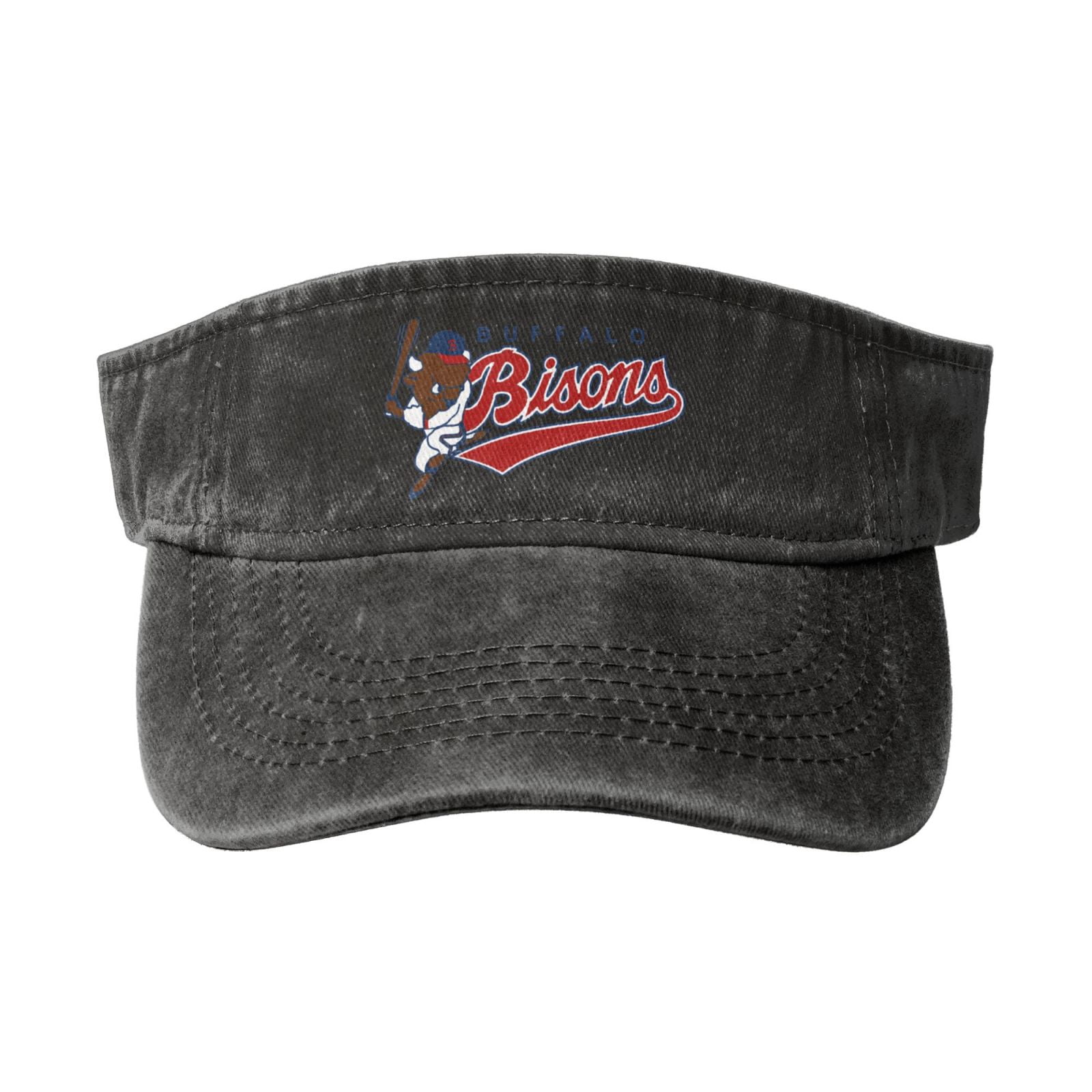 Buffalo Bisons Logo Washed Cowboy Empty Top Baseball Sun Cap - Walmart.com