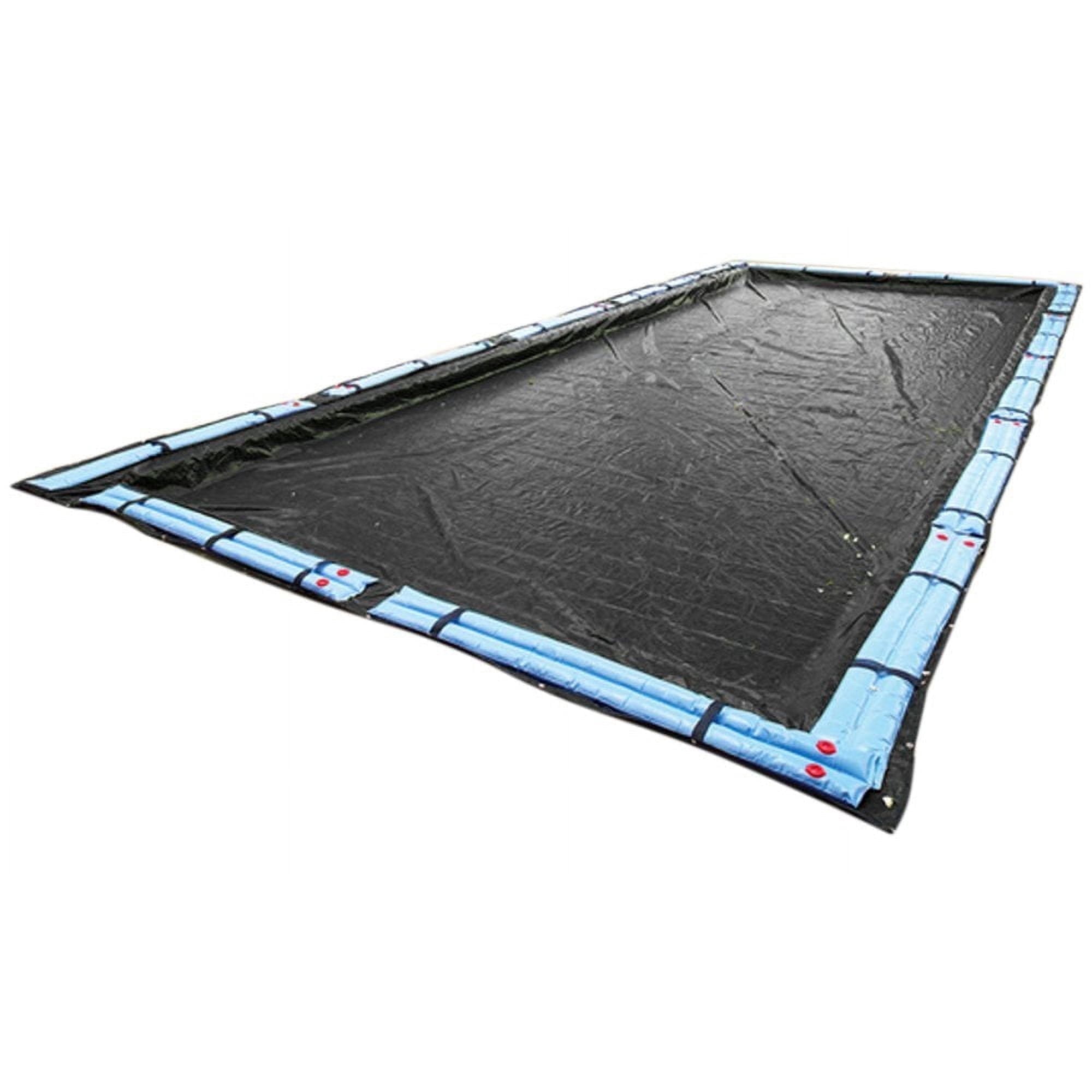 Buffalo Blizzard Micro Mesh Black Rectangle Swimming Winter Pool Cover ...