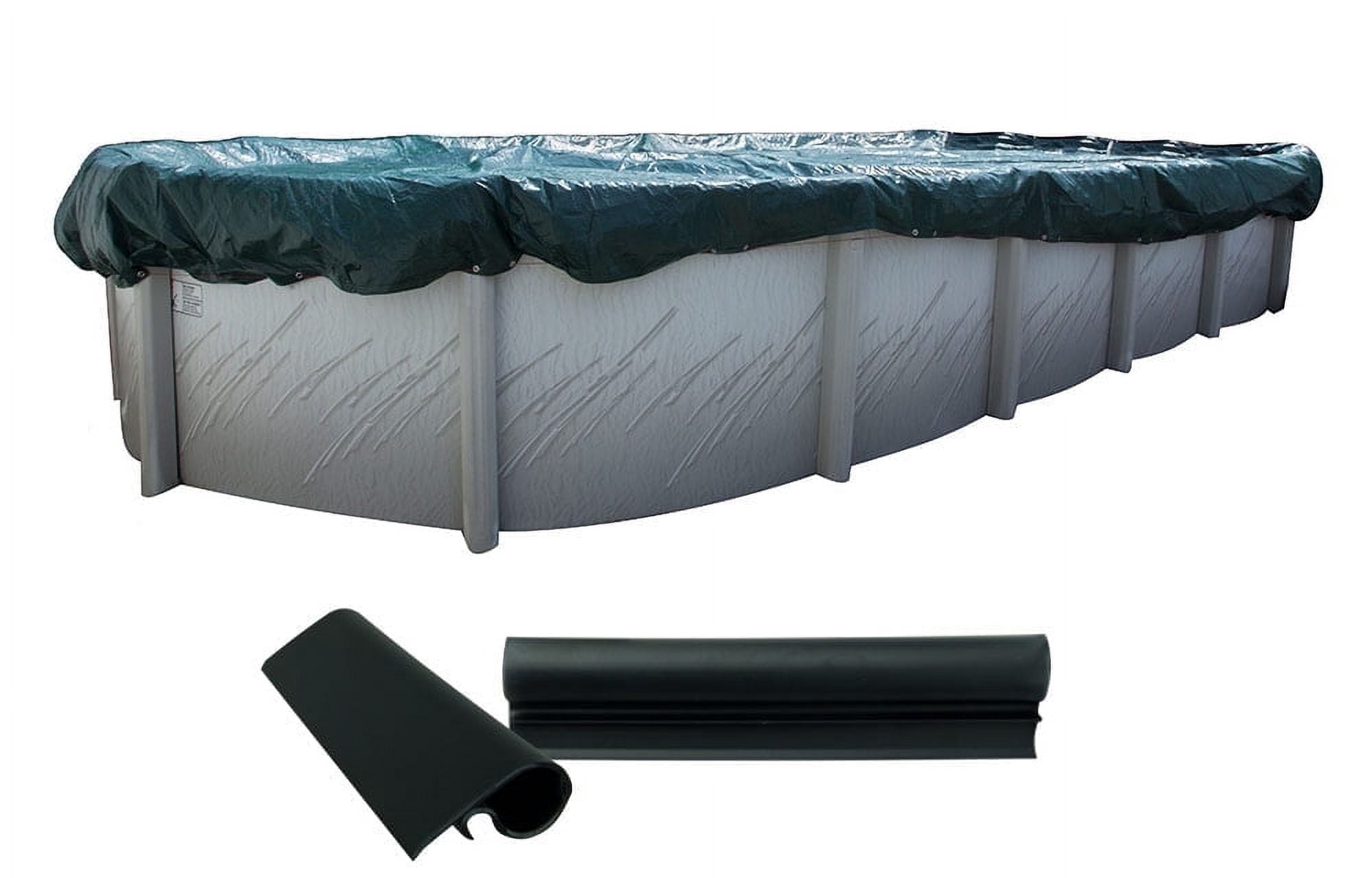Buffalo Blizzard Supreme Green/Black Oval Winter Cover with Wind Guard ...