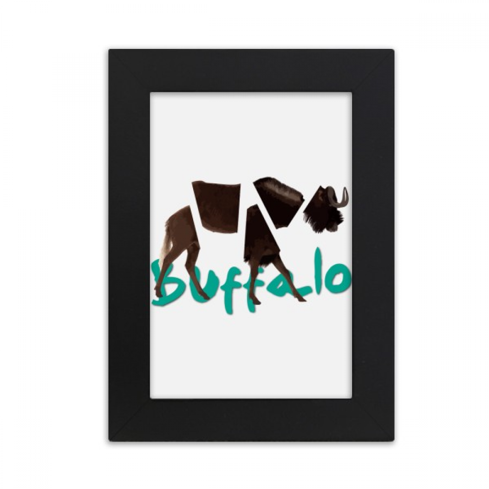 Buffalo Body Rips Horns Art Deco Fashion Desktop Photo Frame Picture ...