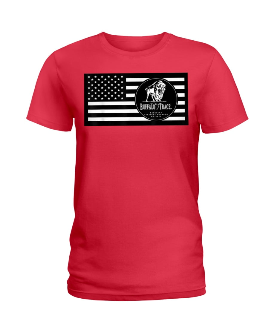 Buffalo Bourbon Whiskey Flag T Shirt - Walmart.com