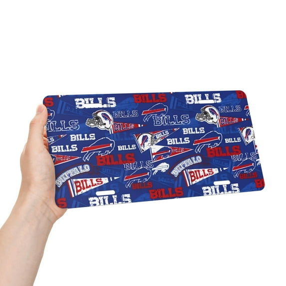 Buffalo Car Aluminum Front License Plate, Football Team Car Decorative ...
