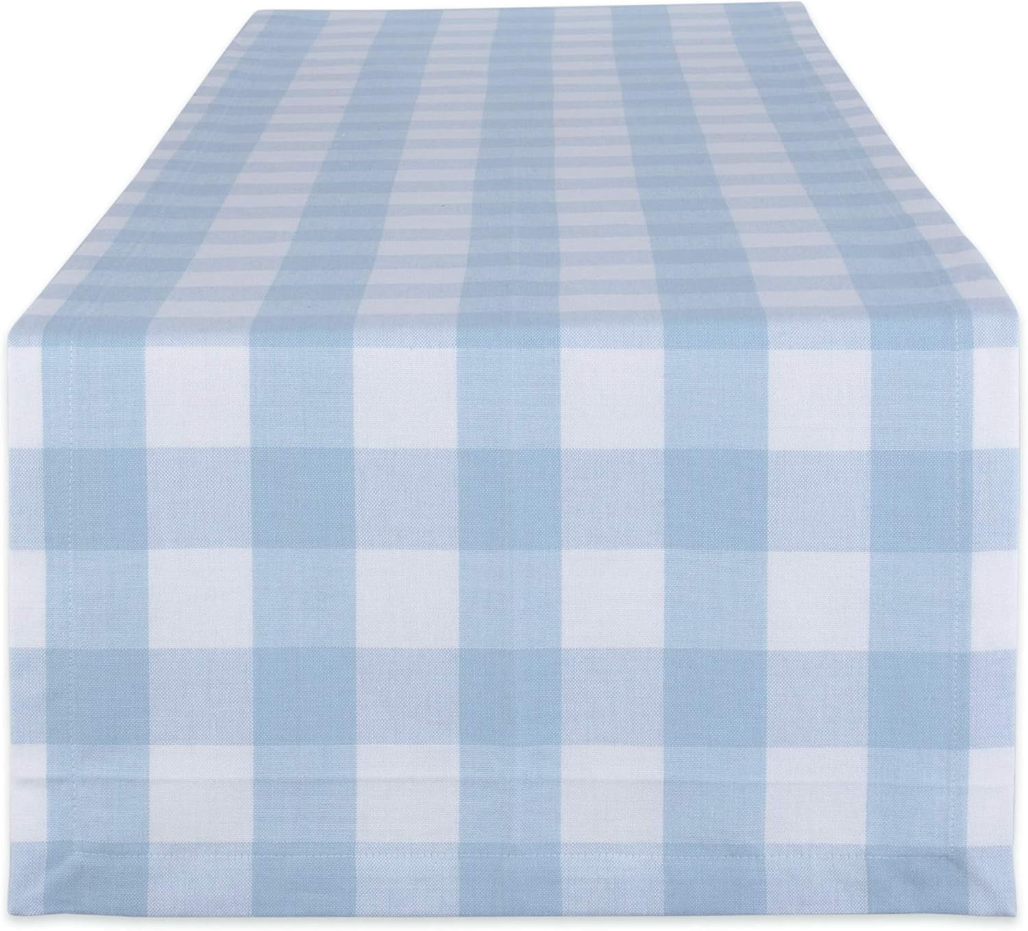 Buffalo Check Collection, Classic Farmhouse Table Runner, 14x108, Light ...
