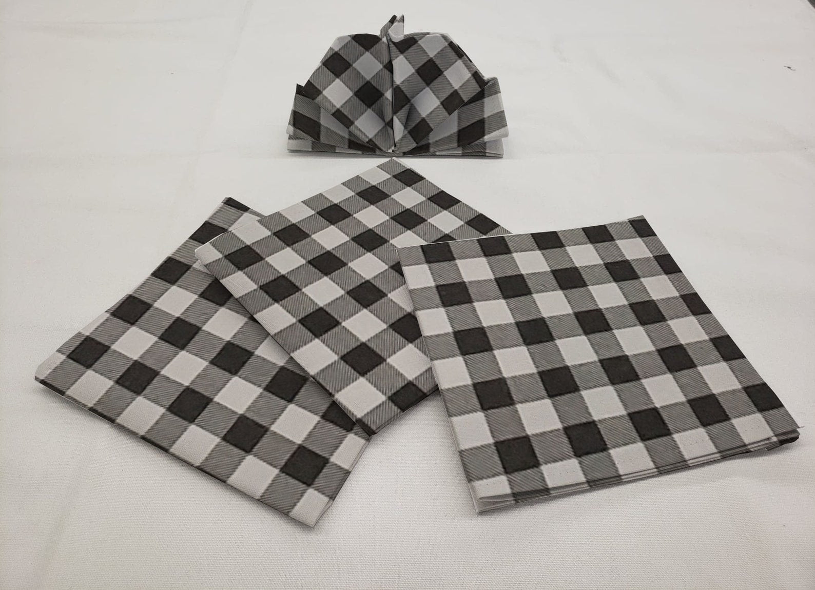 Buffalo Check Plaid Cloth Napkins by Penny's Needful Things (Set of 4 ...