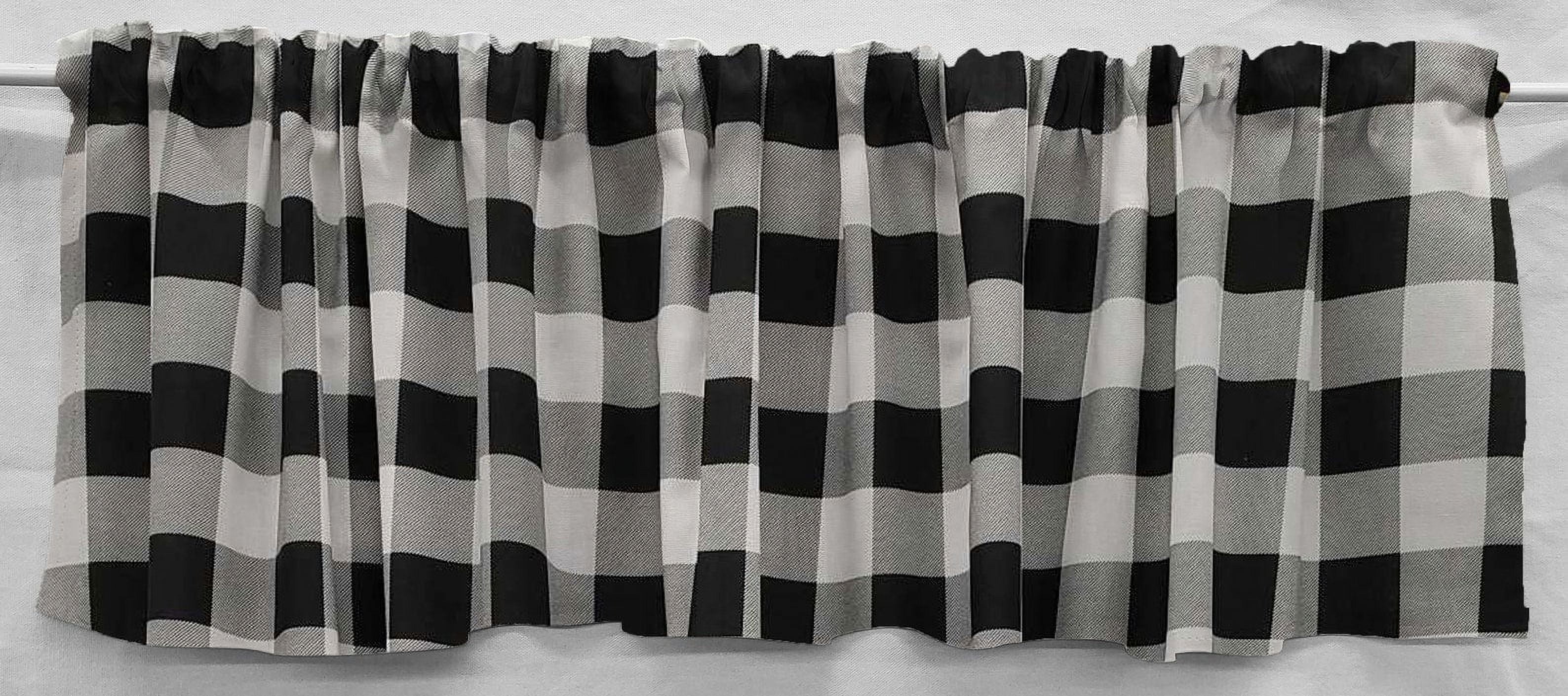 Buffalo Check Plaid Curtain Panels by Penny's Needful Things (Set of 2 ...