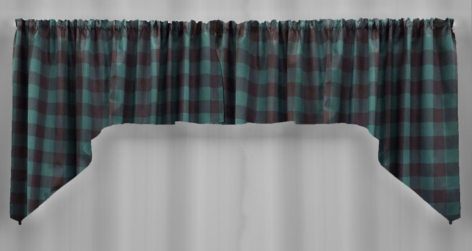 Buffalo Check Plaid Swag Panels by Penny's Needful Things (Set of 2) 36 ...