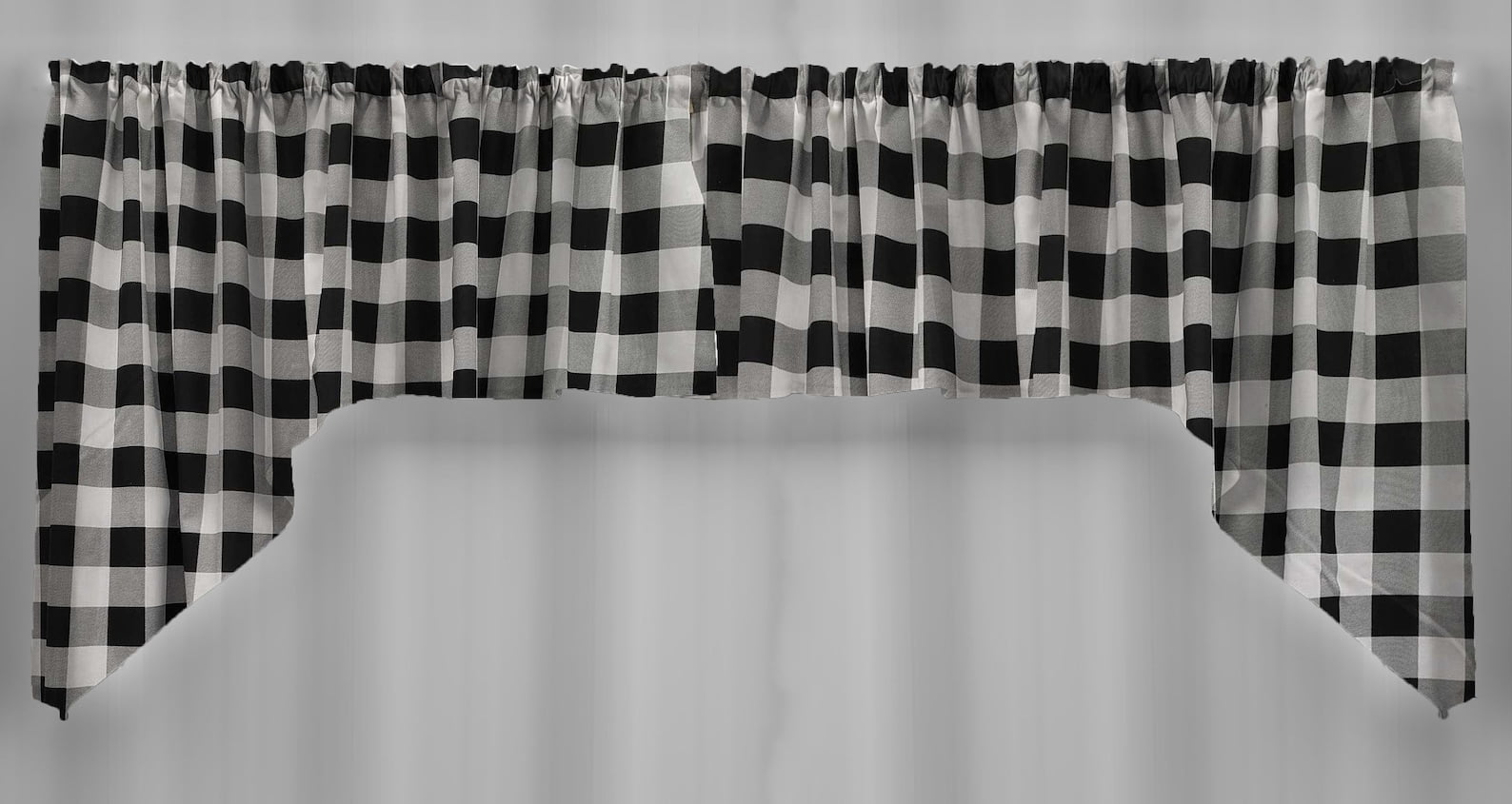 Buffalo Check Plaid Swag Panels by Penny's Needful Things (Set of 2) 36 ...