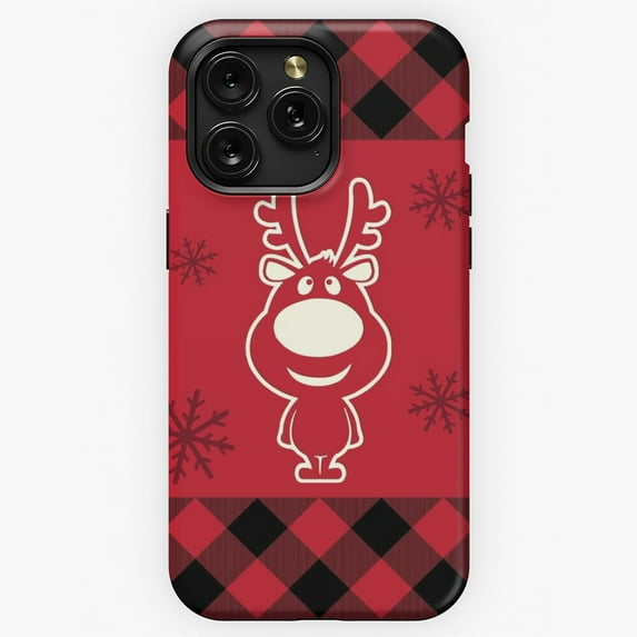 Buffalo Check Red Minimal Plaid Pattern iPhone Case 17 11 12 13 14 15 ...