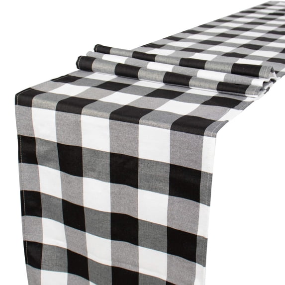 Buffalo Check Table Runner 13x72 Red White Cotton Plaid Farmhouse ...