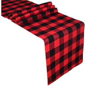 Plaid Christmas Table Runner